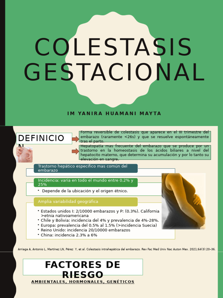 Colestasis Gestacional | PDF