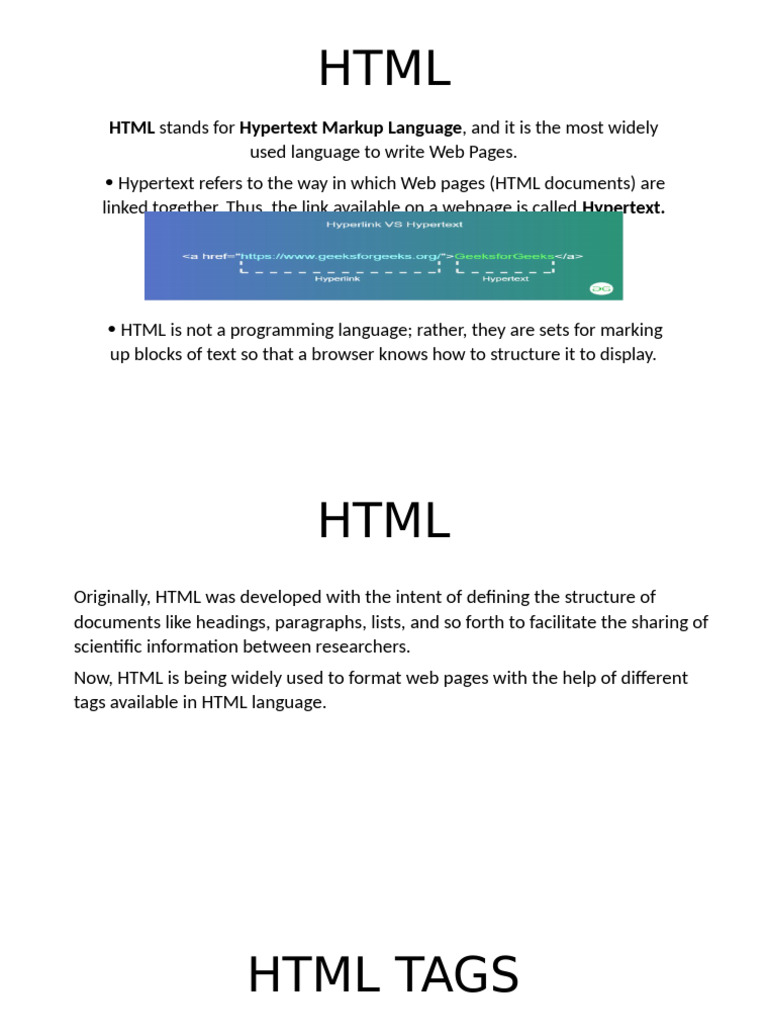 HTML PowerPoint 1 2 | PDF