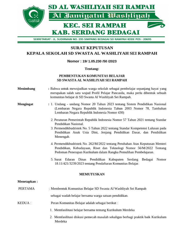 SK KOMBEL SDs AW SEI RAMPAH | PDF