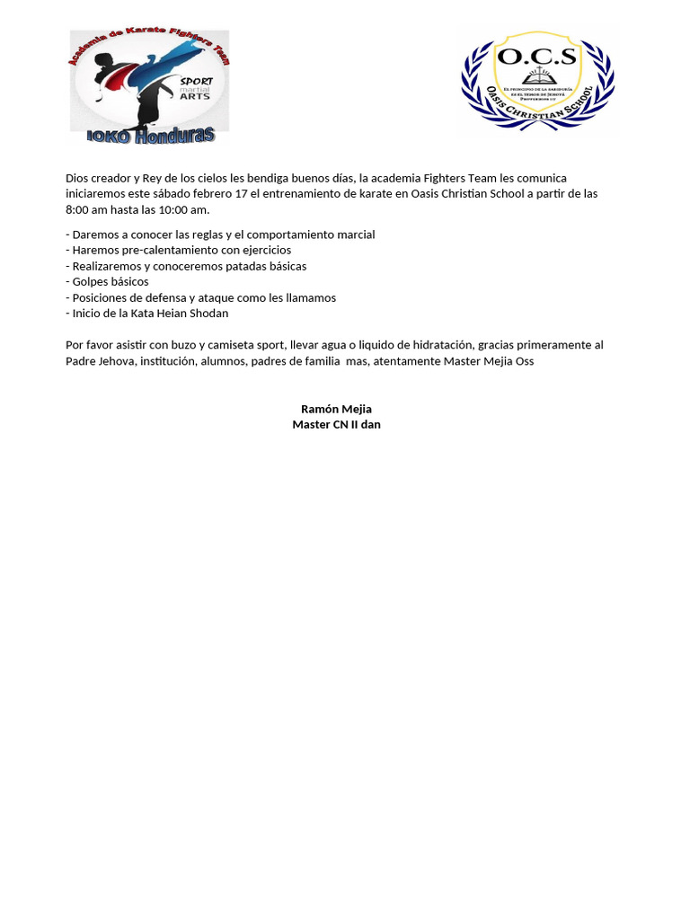 Nota de Inicio en Oasis | PDF | Cocina, comidas y vino