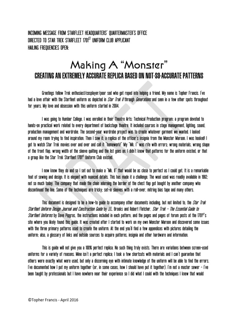 Star Trek TMP (Monster Maroon) Guide 2 | PDF