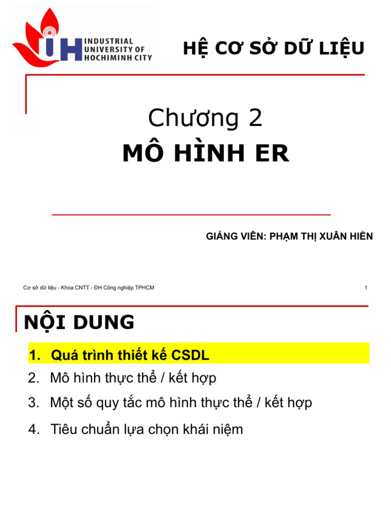 Lesson 2 - ER Model | PDF
