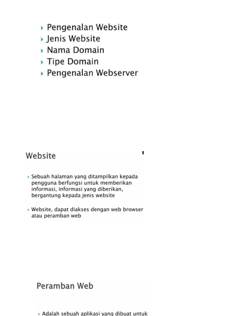 Pengenalan website | PDF