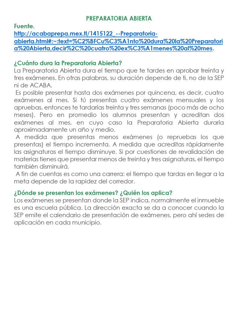 4.-Preparatoria Abierta | PDF