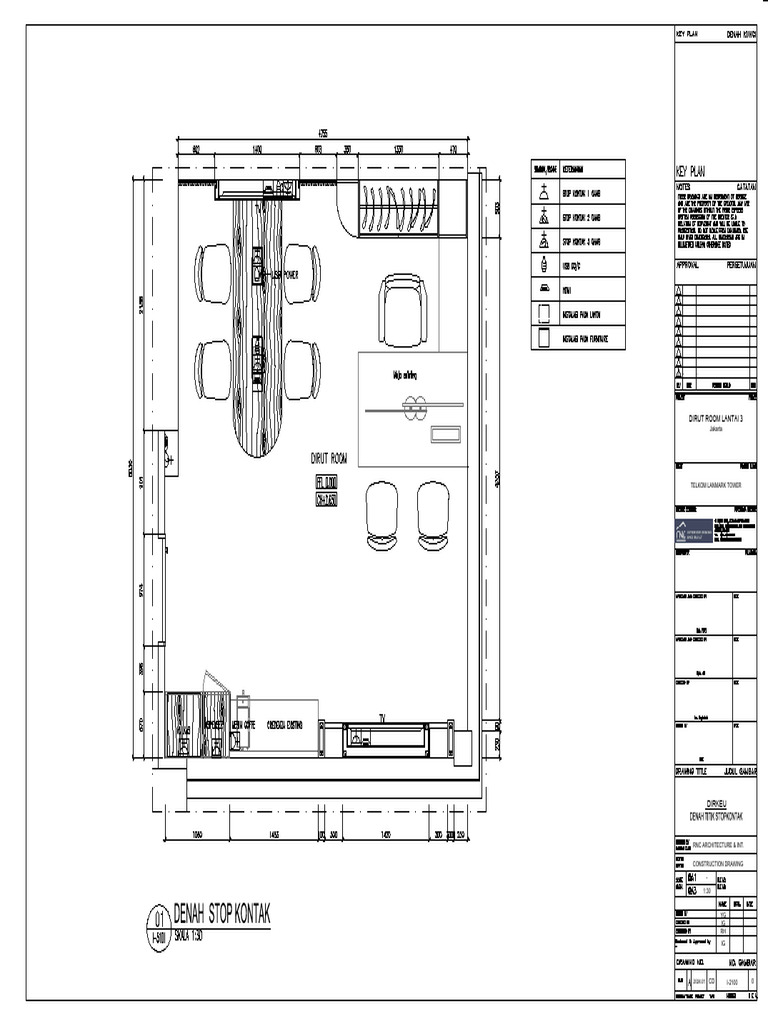 i 1103_dirut Room Denah Stopkontak | PDF