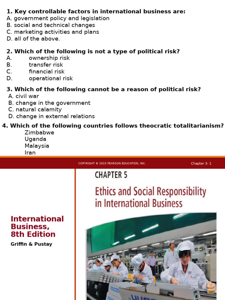 Topic 05 Ethics & SR in IB 2 | PDF