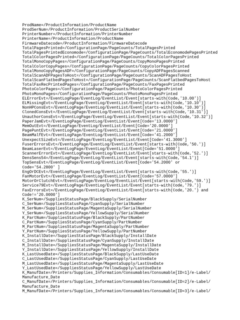 XPath Query Map | PDF