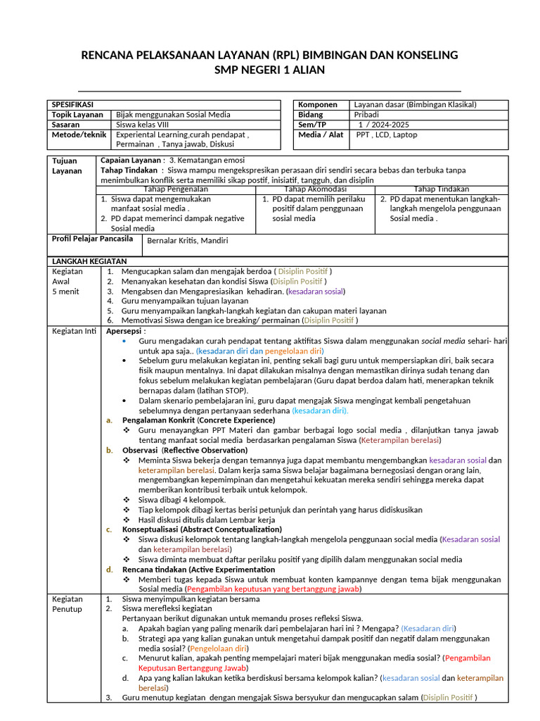 RPL BK - Bijak Menggunakan Sosial Media | PDF