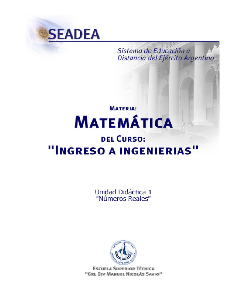 MatemÃ¡tica - UD1 | PDF
