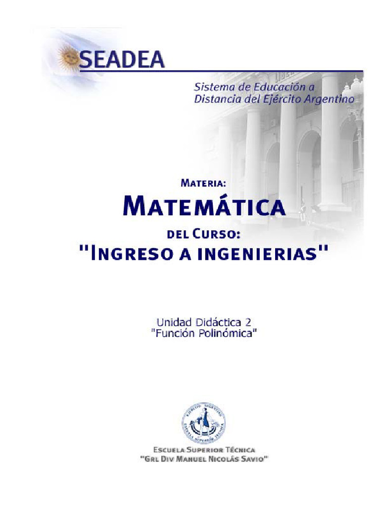 MatemÃ¡tica - UD2 | PDF