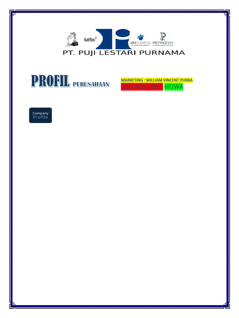 Company Profile Puji Lestari Singkat | PDF | Sains & Matematika | Teknologi & Rekayasa