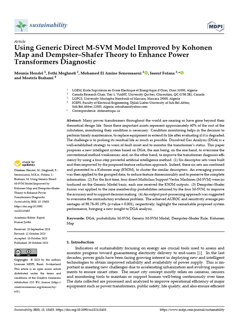 Using Generic Direct M-SVM Model Improved by Kohonen Map and Dempster-Shafer Theory To Enhance ...