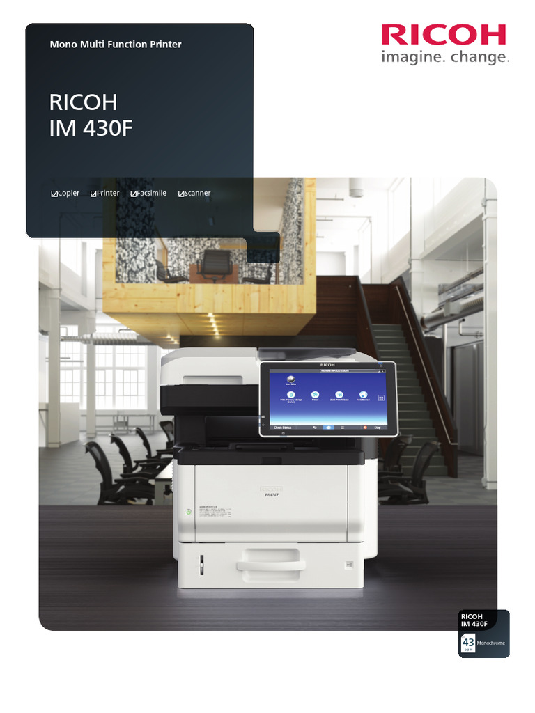 RICOH IM 430F Brochure | PDF