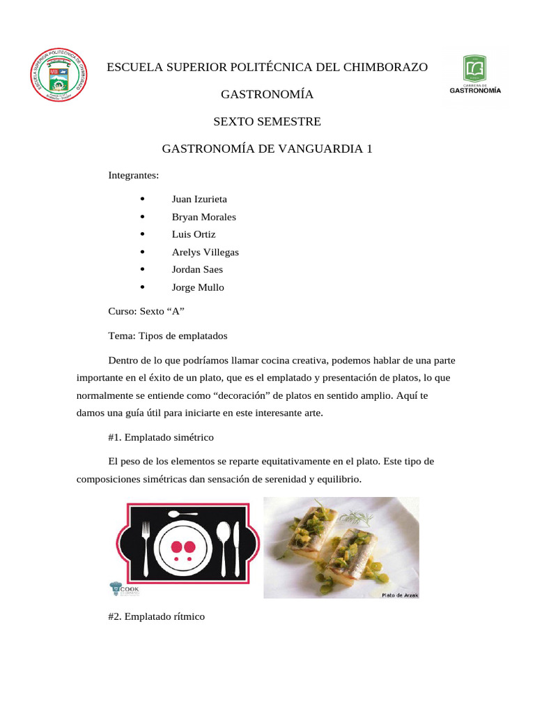 Tipos de Emplatado | PDF