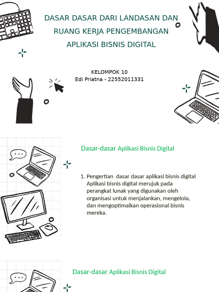 Presentasi Digital Preneurship Kelompok 10 | PDF
