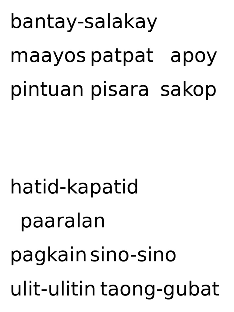 Payak Maylapi Inuulit Tambalan | PDF