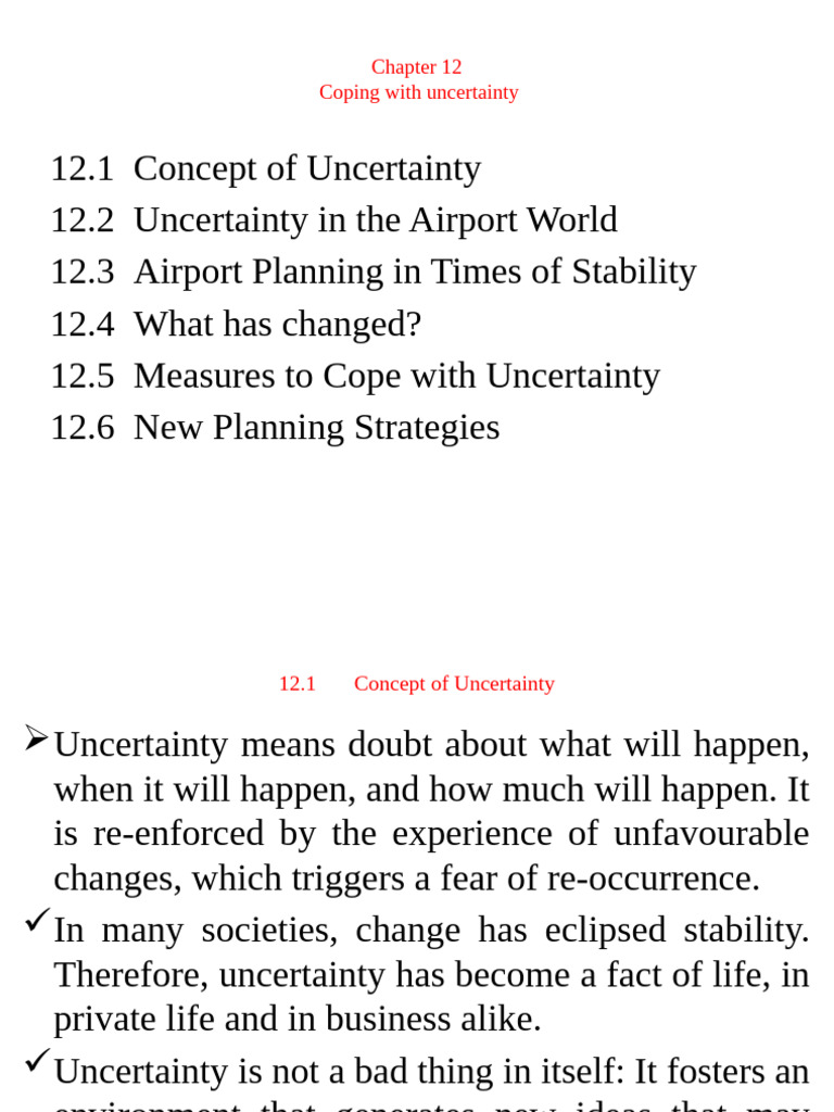 Chapter 12-Coping With Uncertainty | PDF