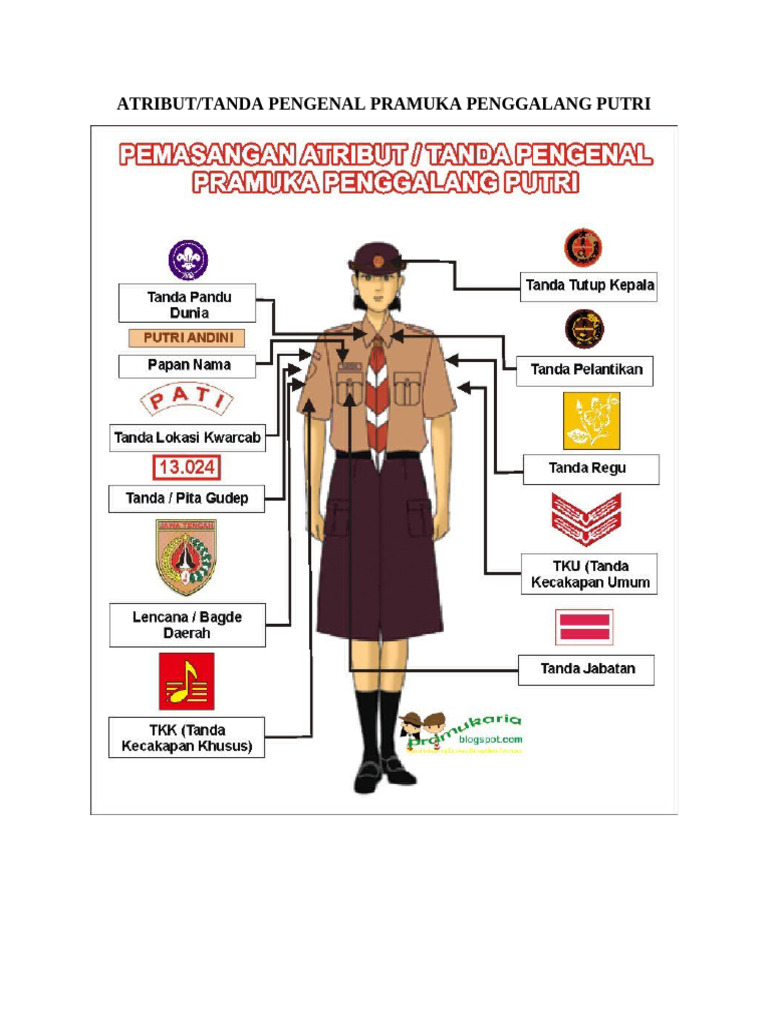 ATRIBUT PENGGALANG PUTRI | PDF