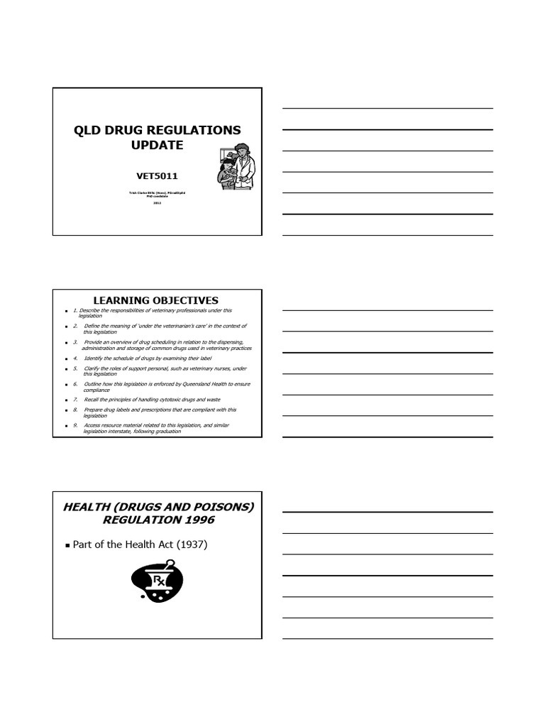 DRUG REGULATIONS UPDATE2012 | PDF