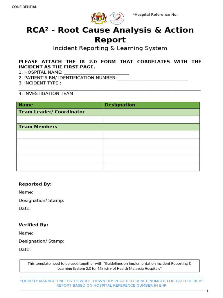 Format RCA 5 - 1 - 18 | PDF