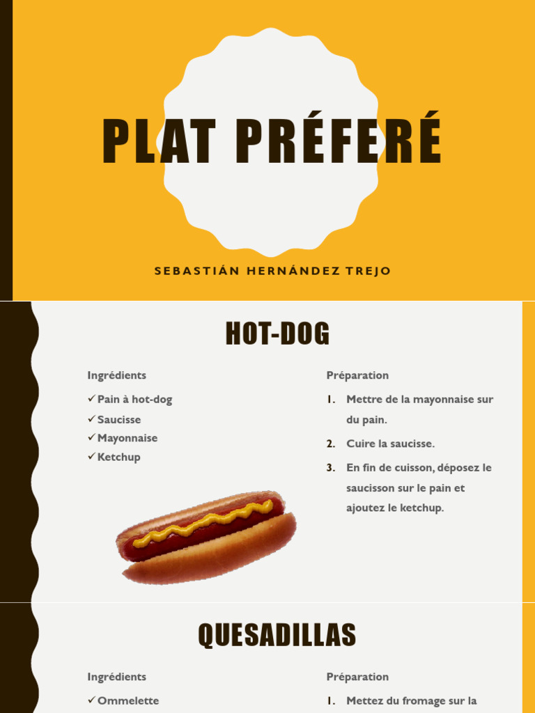 Plat Préferé | PDF