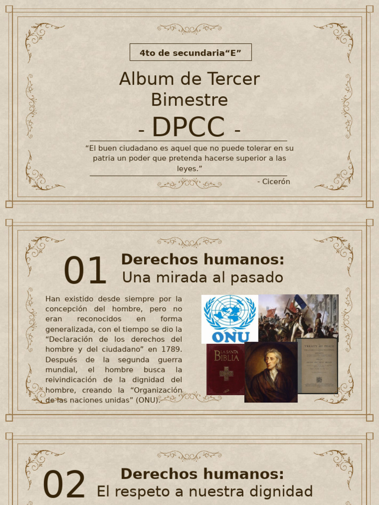 Album de 3er Bimestre DPCC | PDF