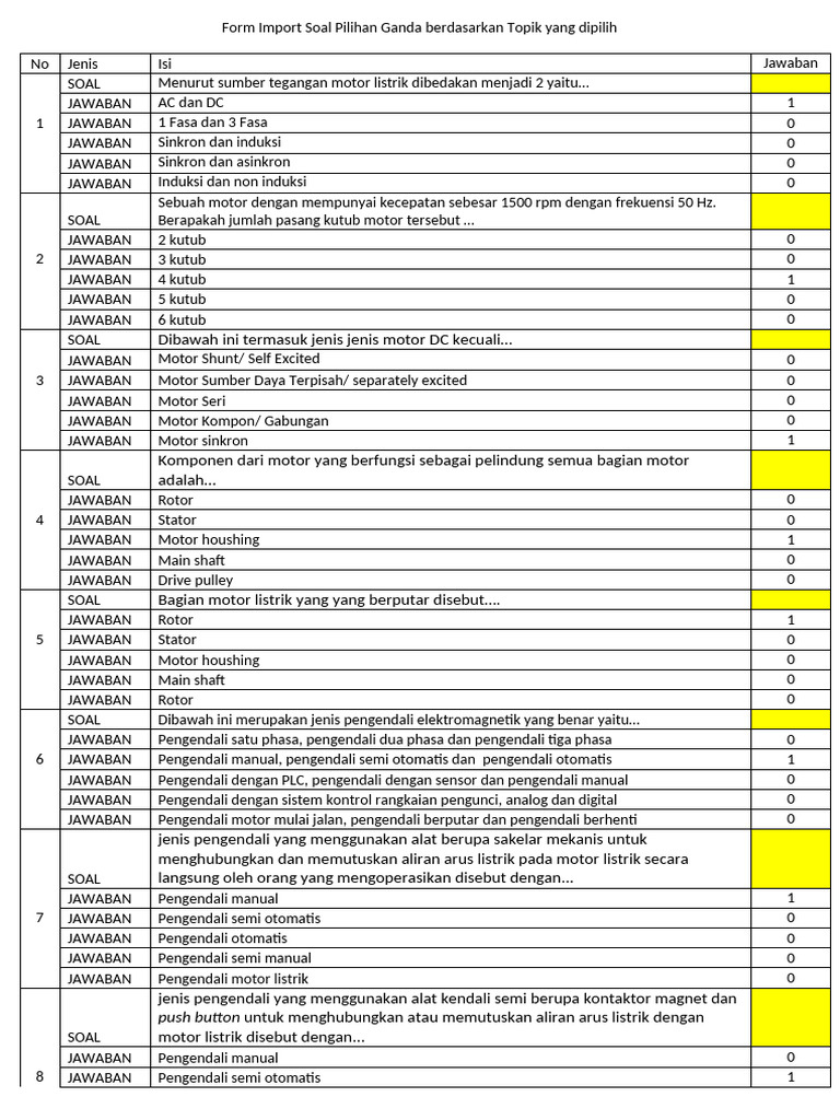 SOAL PTS GANJIL IML 2023 | PDF
