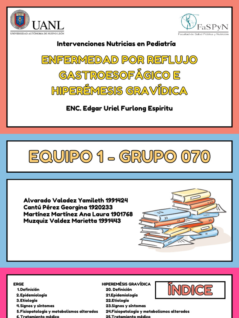 Eq 1 - ERGE e Hiperémesis | PDF