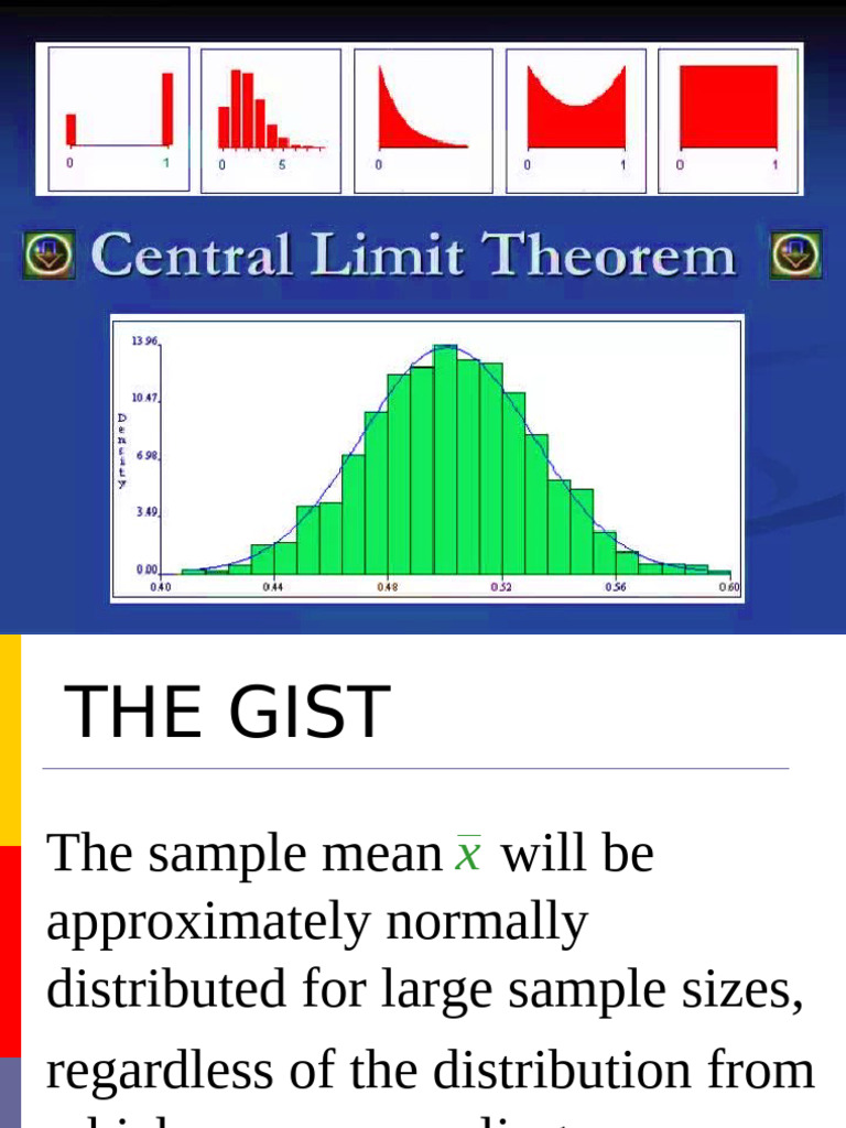 Q1W3 - A. STATS - The-Central-Limit-Theorem | PDF