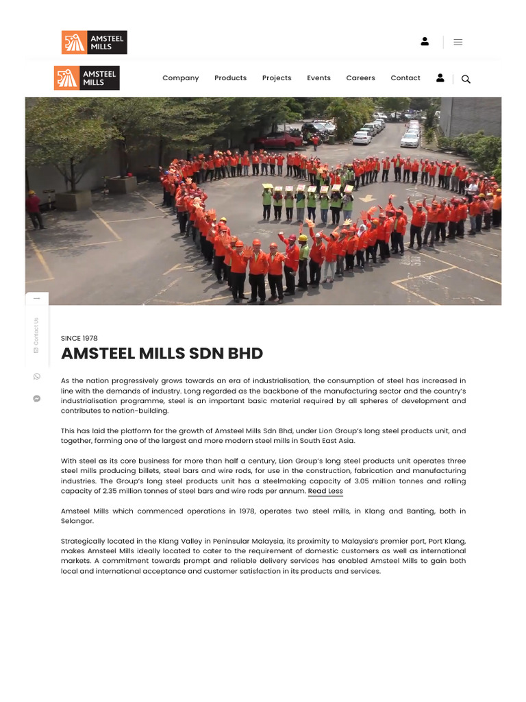 Company Profile Amsteel | PDF