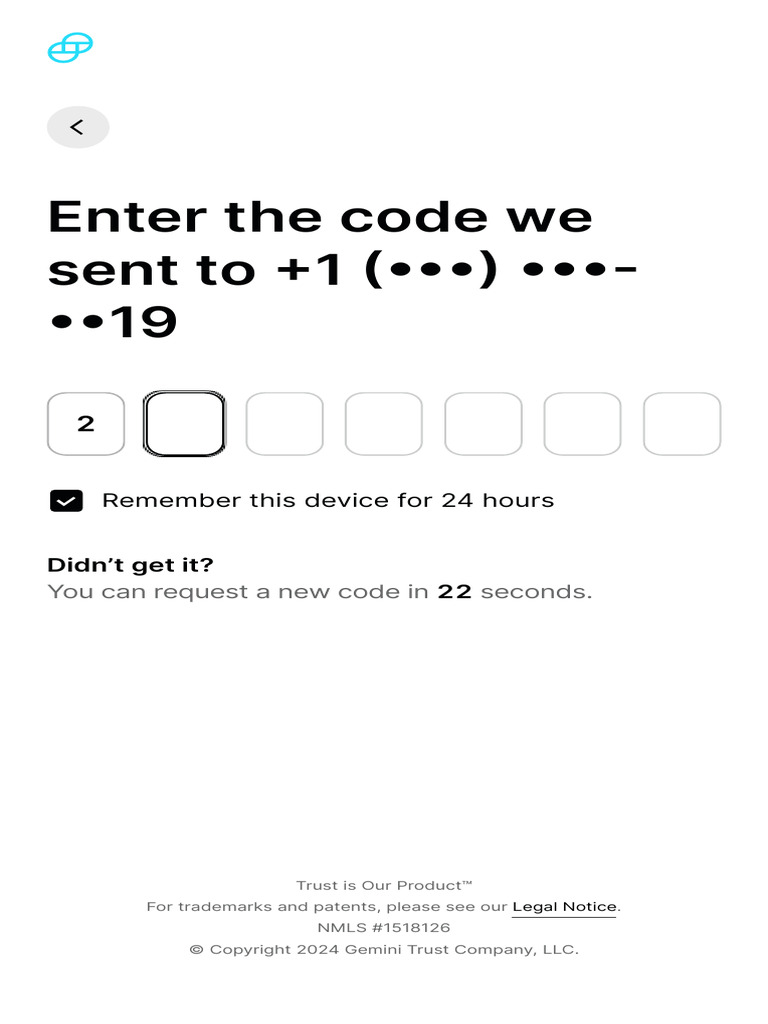 Gemini - Enter Your 2-Factor Code | PDF