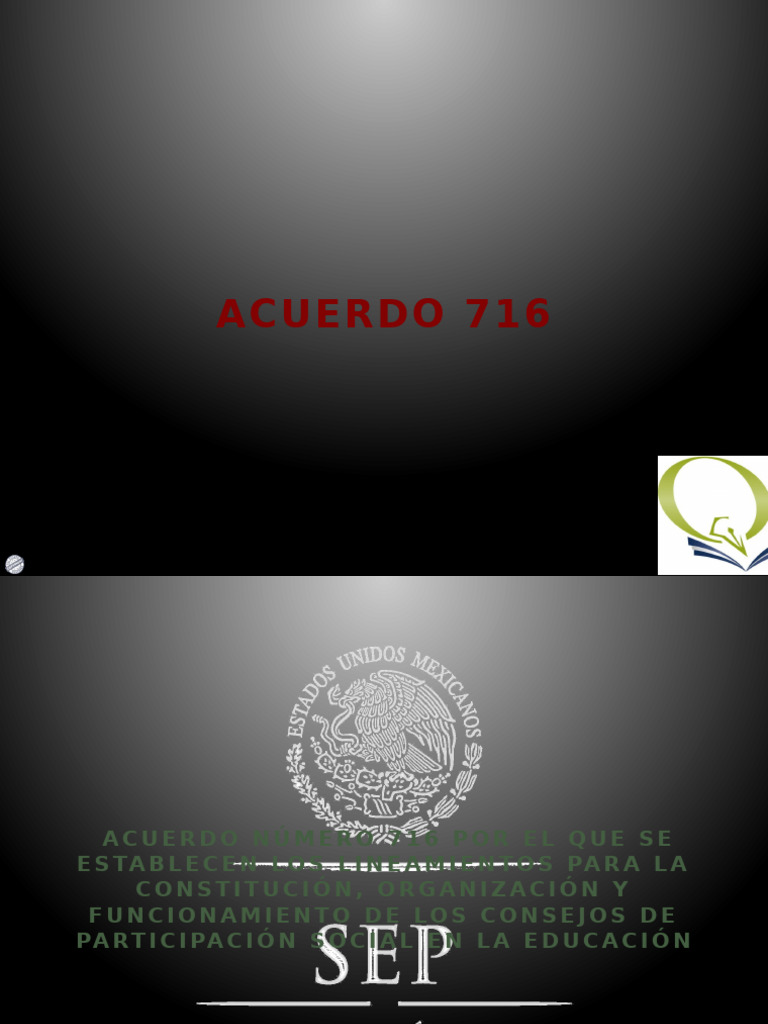 Acuerdo 716 | PDF