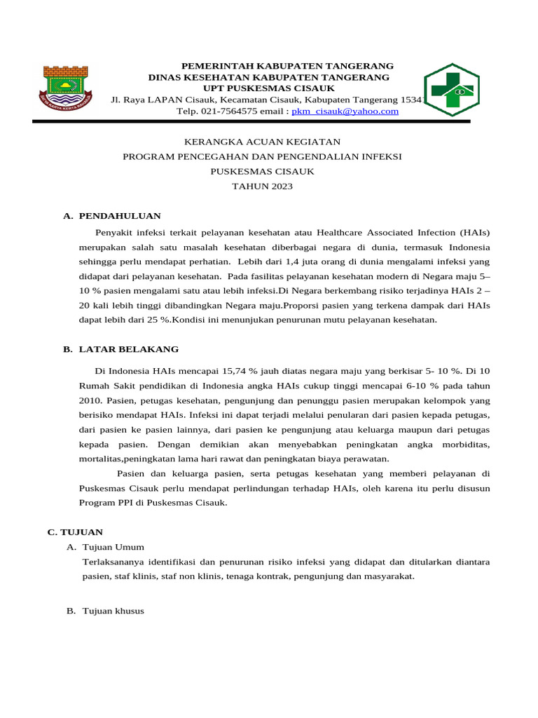 KAK Program PPI Cisauk | PDF