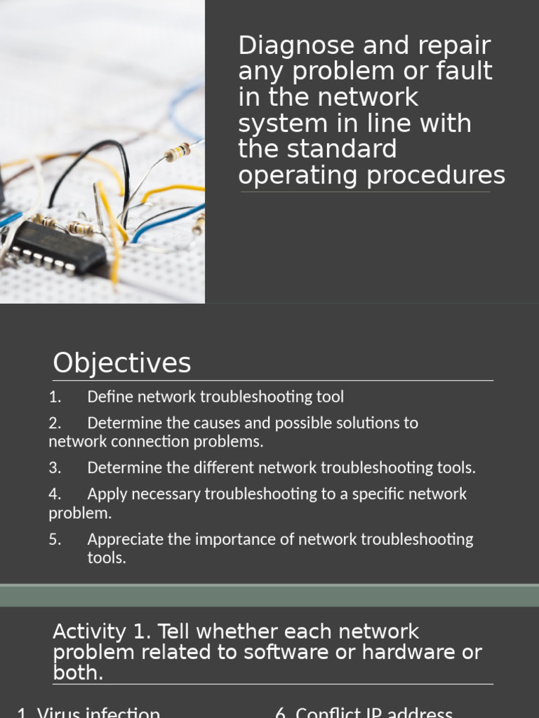 Diagnose Fault and Repair | PDF | Computer Network | Ip Address
