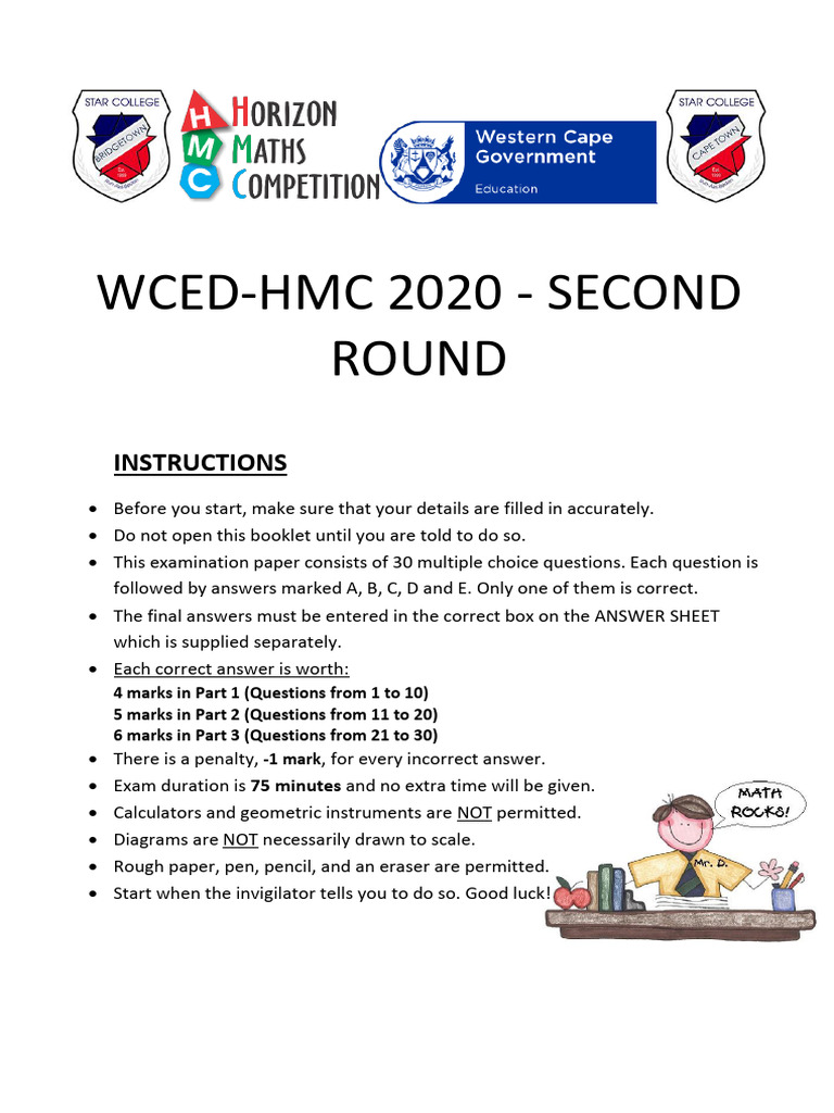 HMC 2020 Round 2 Final ENG | PDF | Mathematics