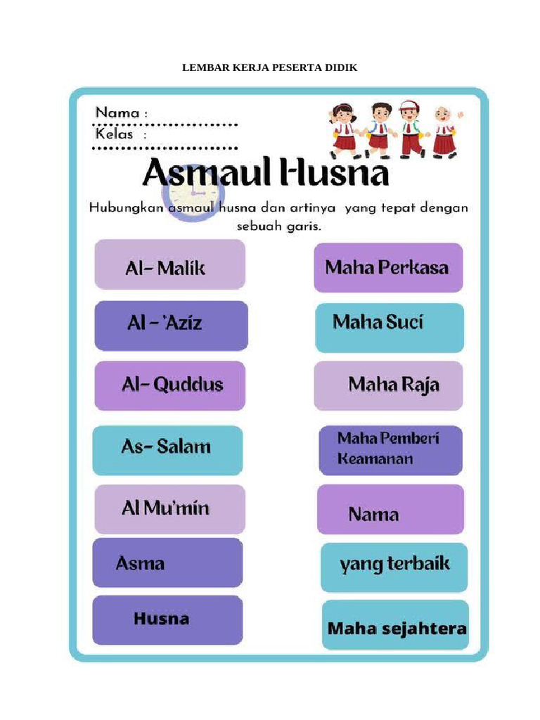 Lembar Kerja Peserta Didik Pai | PDF