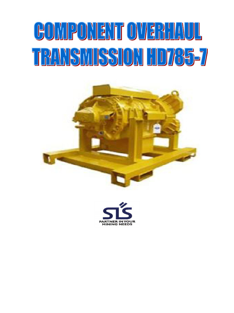 COH Transmission HD785-7 | PDF