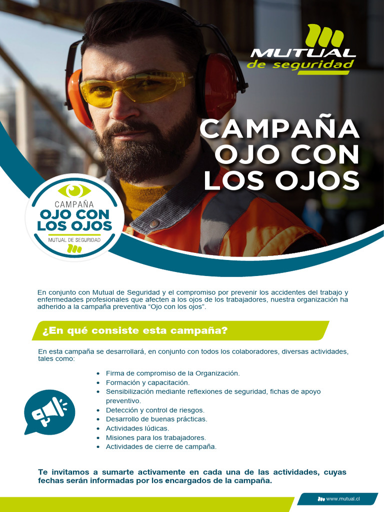 Afiche de Difusión de La Campaña Ojo Con Los Ojos V2 | PDF