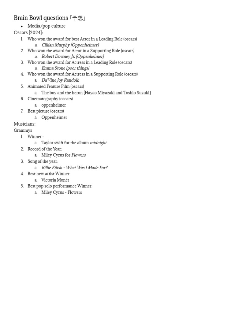 The Brainbowl Guide | PDF