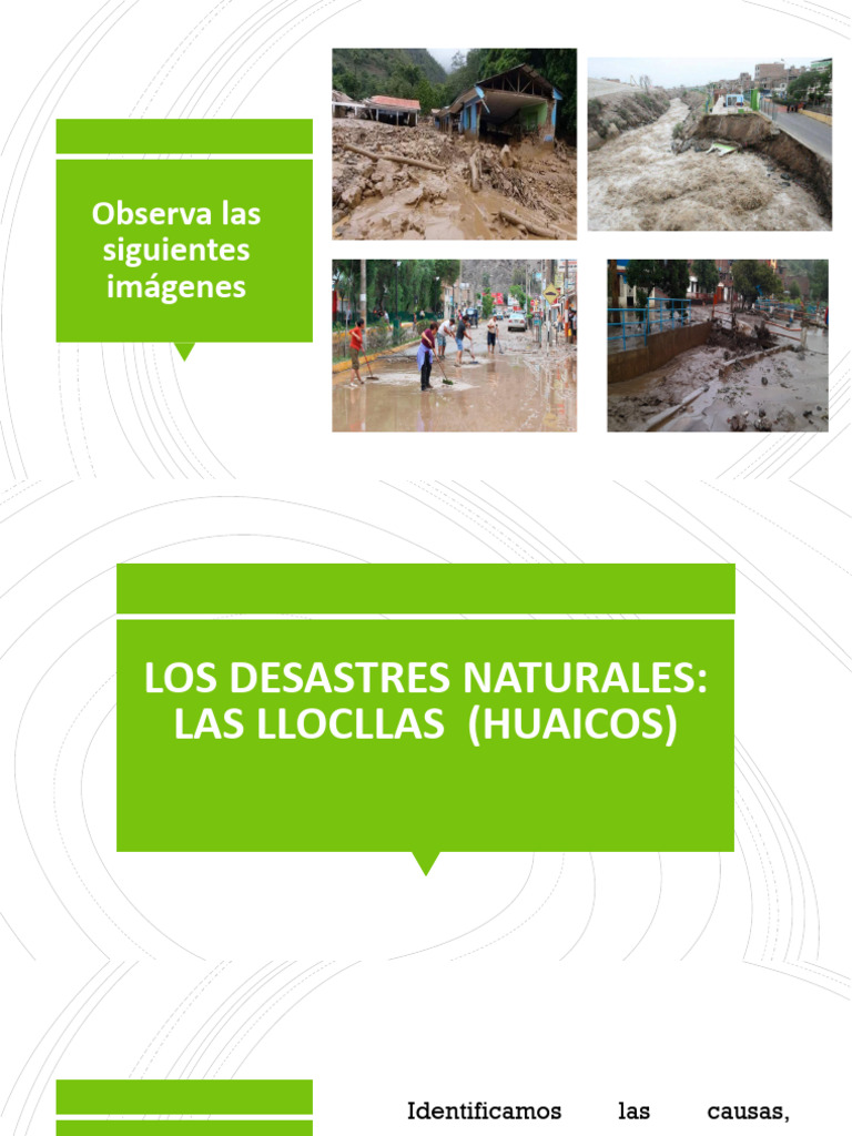 Las Llocllas o Huaicos | PDF