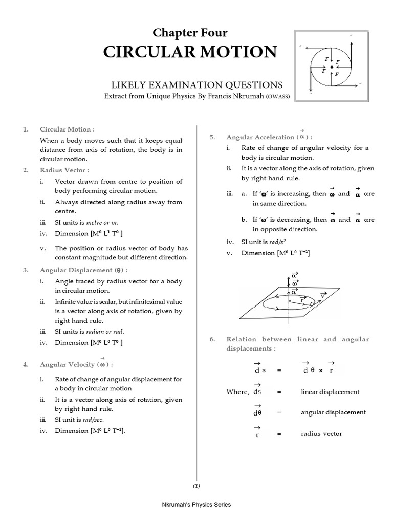 Circular Motion | PDF