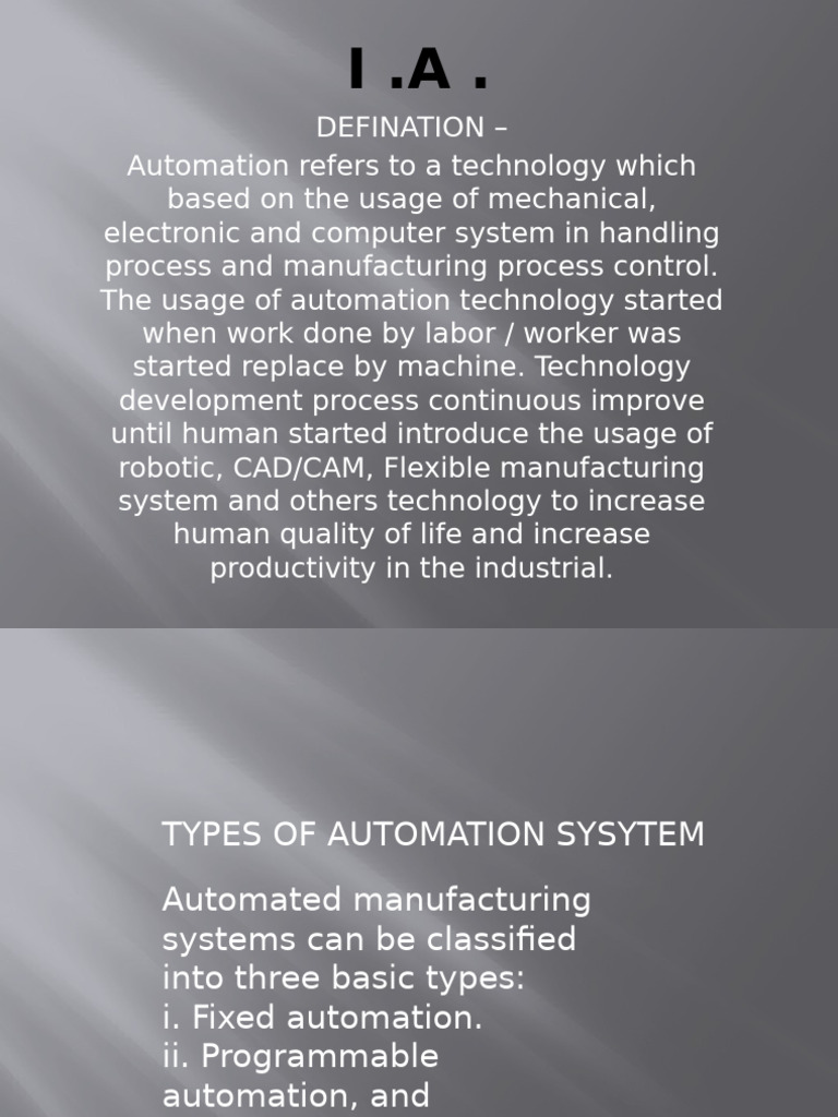 Ia Training | PDF