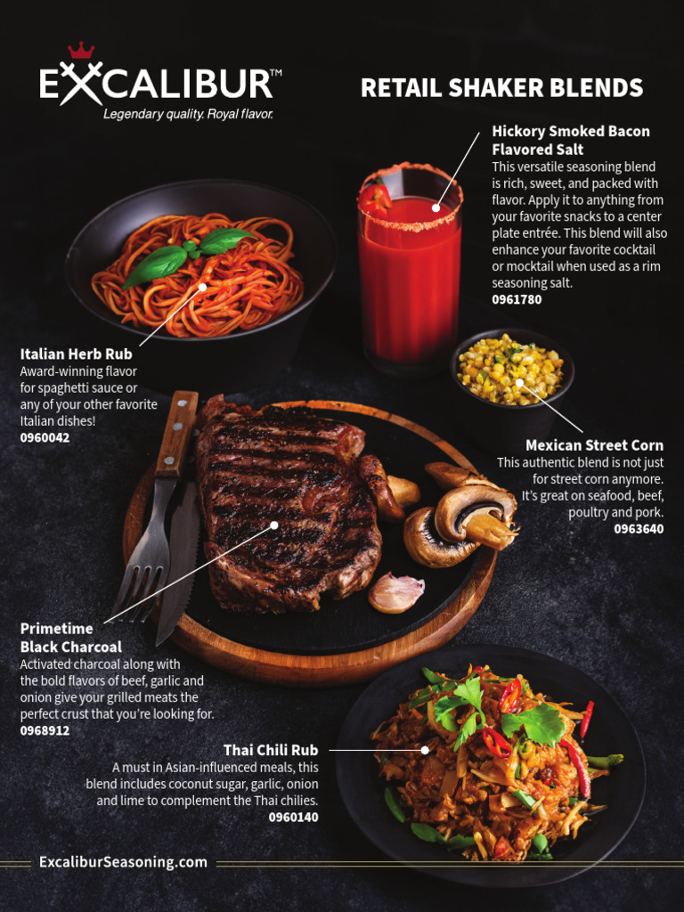 Flavorful Retail Seasoning Blends | PDF | Taste | Sausage