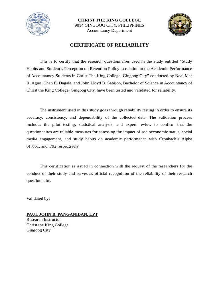 Reliabilty 2 | PDF | Business