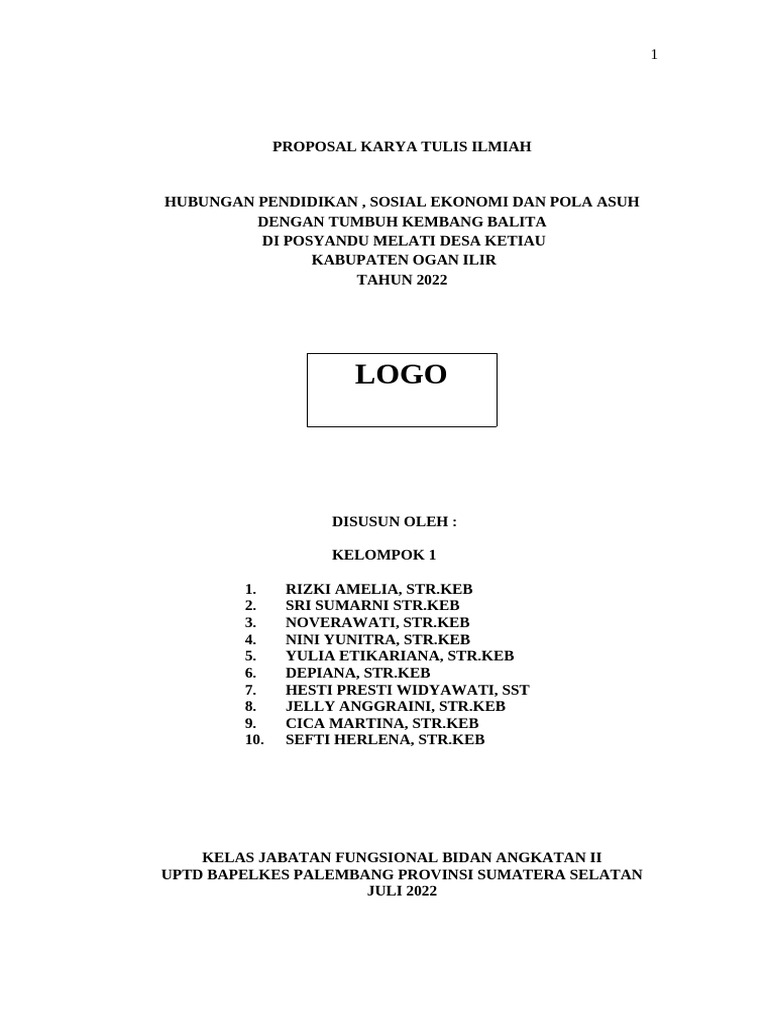 Tugas Kti Bu Eka | PDF