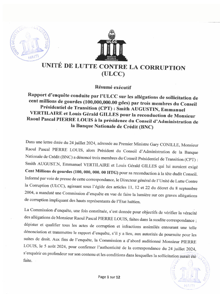 ULCC Résumé Exécutif - 241002 - 130345 | PDF