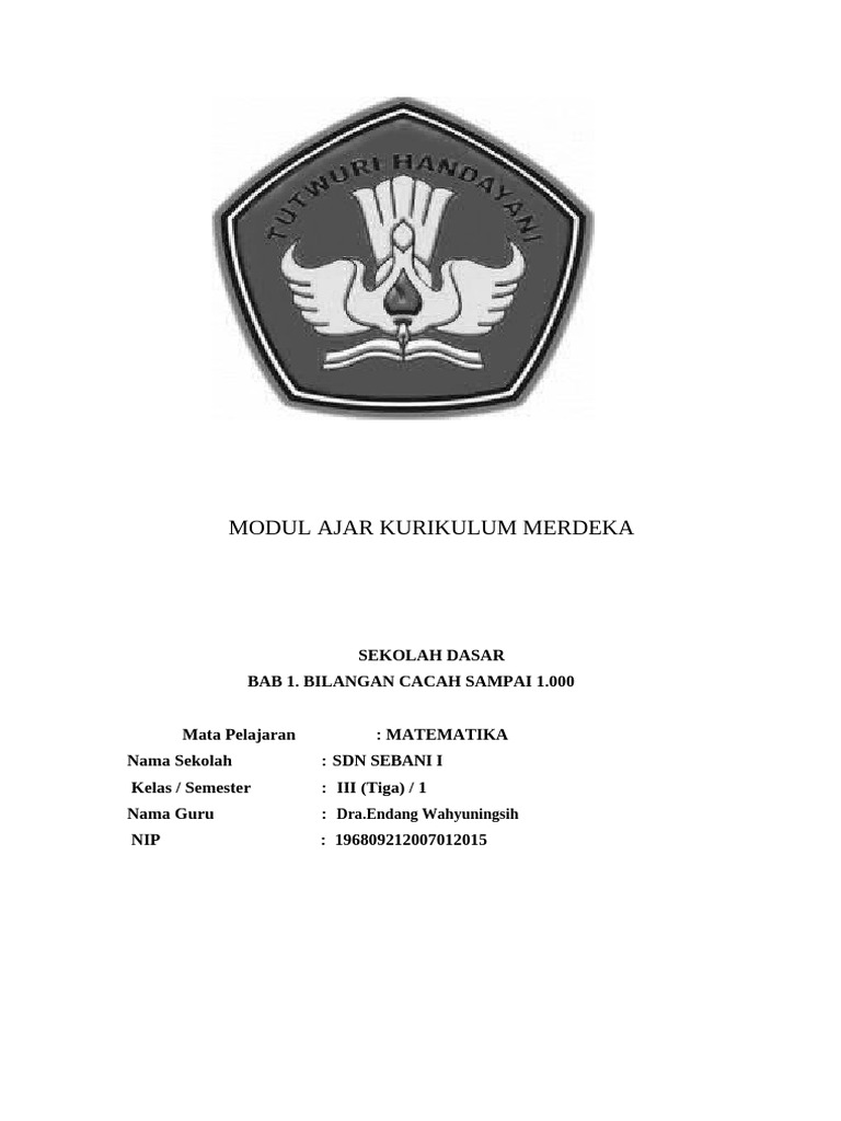 Modul Ajar Kumer, MTK | PDF
