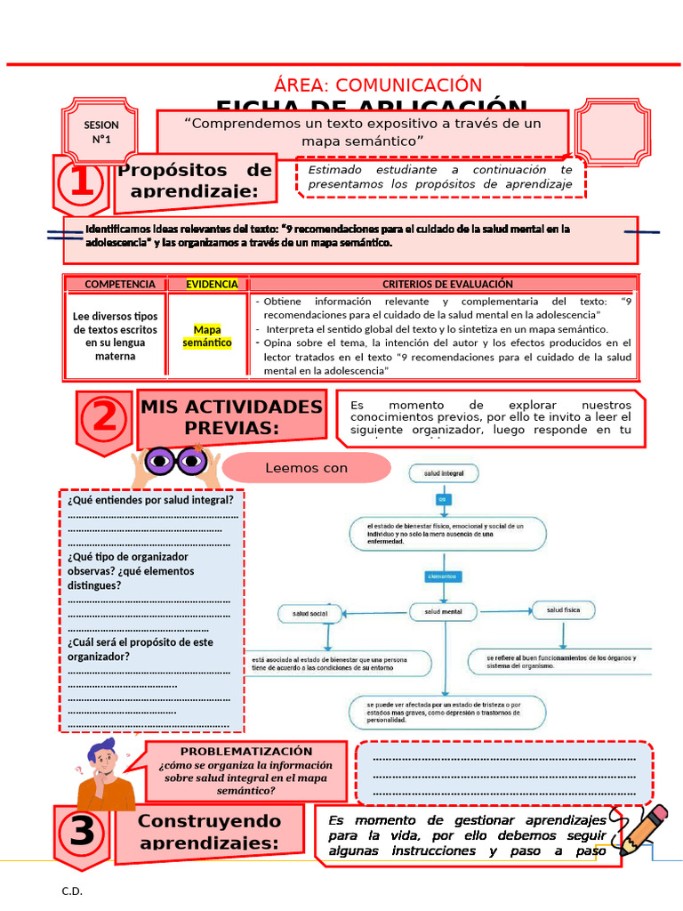1° FICHA DE APLICACIÓN-SESIÓN1-SEM.1-EXP.2-COMU_ (5) | PDF