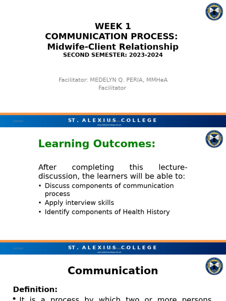 Communication Process | PDF