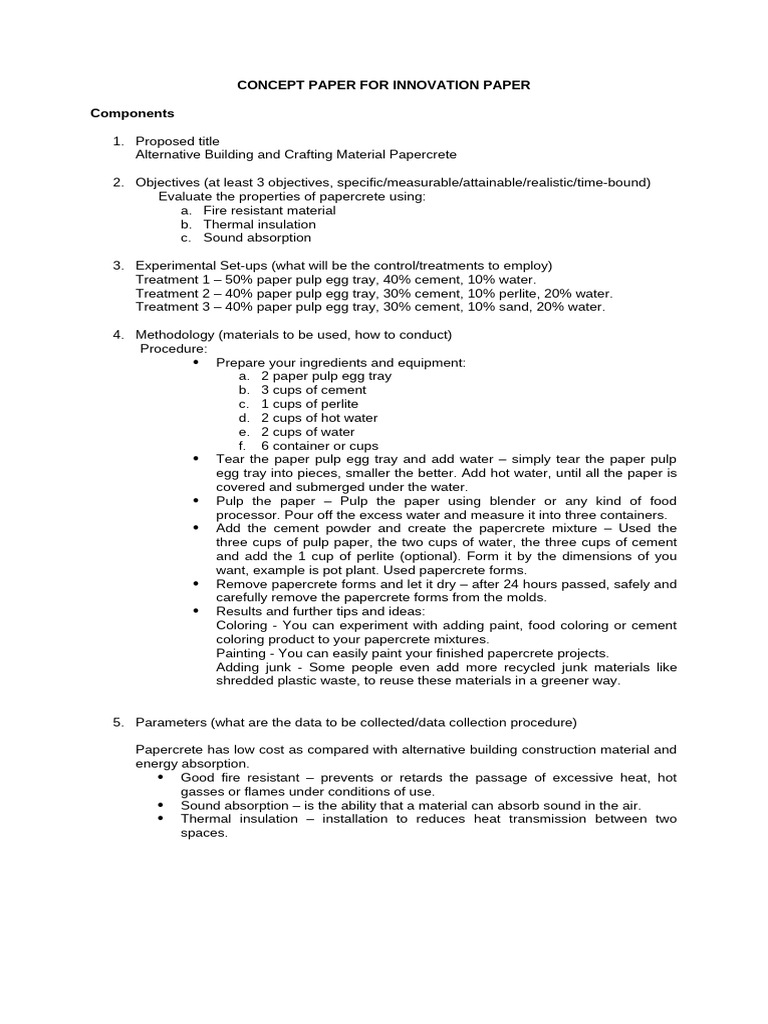 CONCEPT-PAPER-FOR-INNOVATION-PAPER | PDF